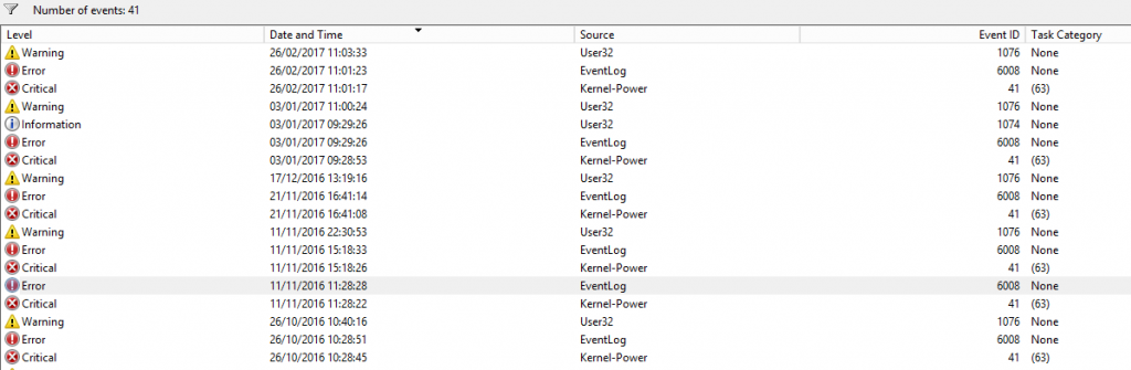 Restart and Shutdown Event Logs for Windows - John YoungJohn Young